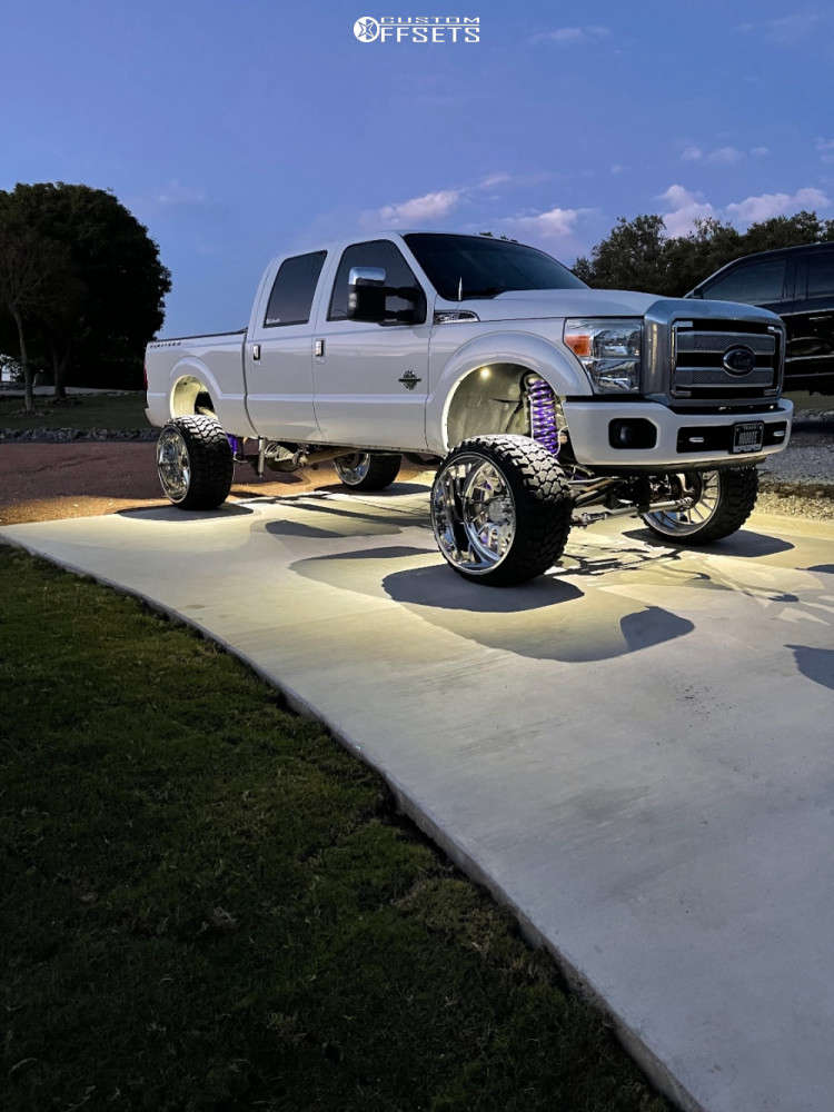2015 Ford F-250 Super Duty with 26x16 -102 Liberty Forged LBTY02 and 35 ...