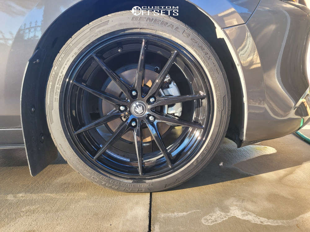 2020 Mazda 3 with 18x8 35 Konig Oversteer and 215/45R18 General G-max ...