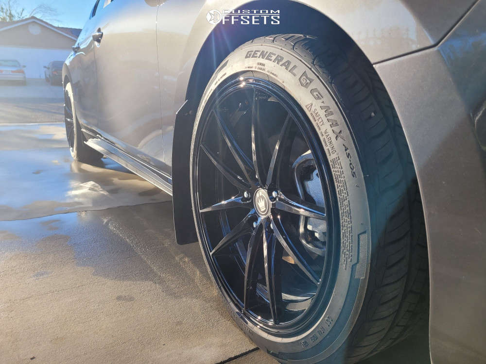 2020 Mazda 3 with 18x8 35 Konig Oversteer and 215/45R18 General G-max ...