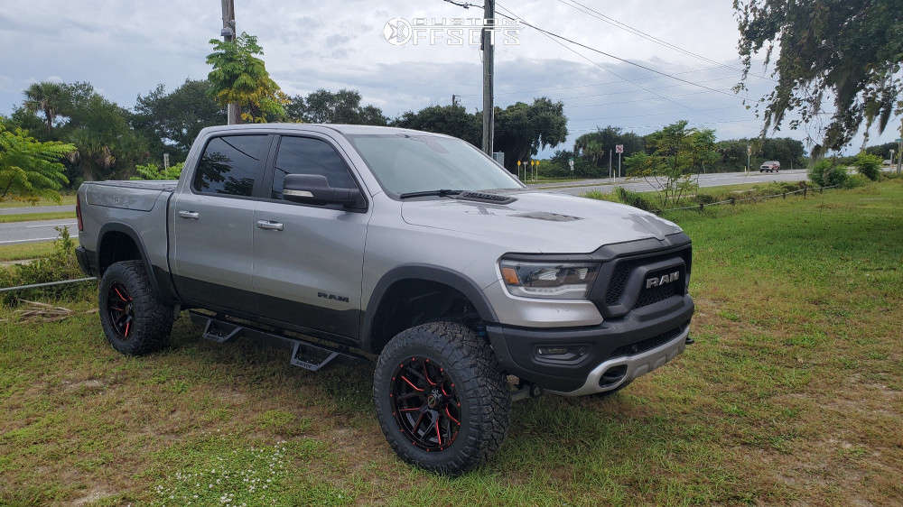2020 Ram 1500 with 20x10 -24 Wicked Offroad W903 and 35/12.5R20 Nitto ...