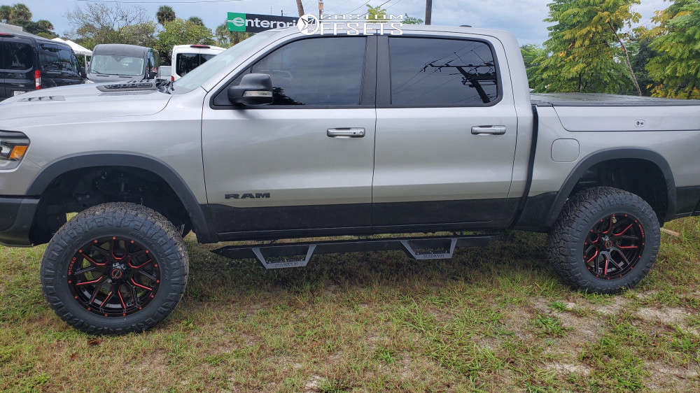 2020 Ram 1500 with 20x10 -24 Wicked Offroad W903 and 35/12.5R20 Nitto ...
