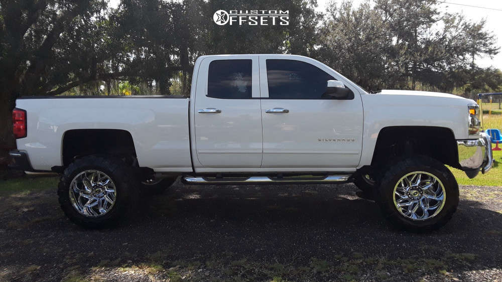 2018 Chevrolet Silverado 1500 with 20x12 -57 Vision Spyder and 35/12 ...