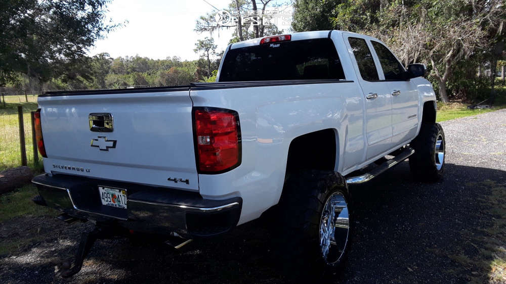 2018 Chevrolet Silverado 1500 with 20x12 -57 Vision Spyder and 35/12 ...