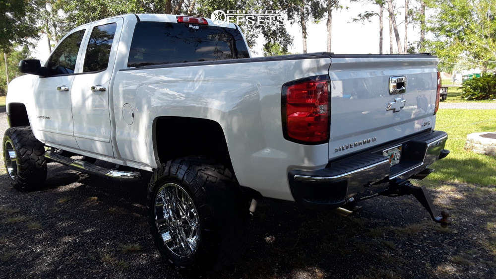2018 Chevrolet Silverado 1500 with 20x12 -57 Vision Spyder and 35/12 ...