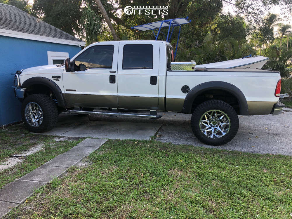 2004 Ford F-250 Super Duty with 22x12 -51 Vision Spyder and 37/13.5R22 ...