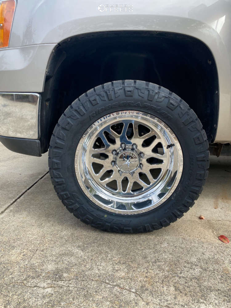 2008 GMC Sierra 2500 HD with 20x10 -25 American Force Trax Ss and 33/12 ...