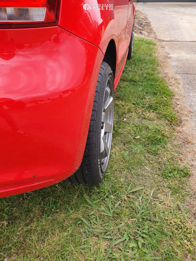 2012 Volkswagen Golf with 17x8 40 AVID1 AV6 and 215/40R17 Monster ...