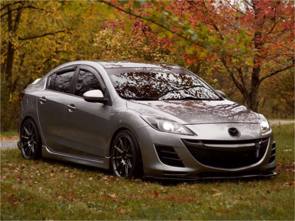 2011 Mazda 3 with 18x8 42 XXR 527 and 235/40R18 Goodyear Eagle Sport ...