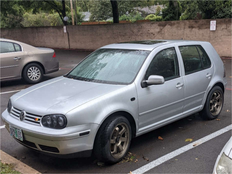 2001 Volkswagen Golf Wheel Offset Nearly Flush Stock | 1939718 | Custom ...