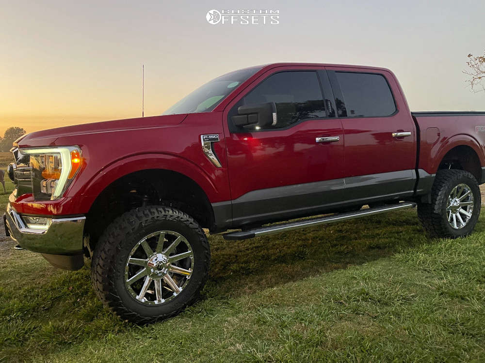 2021 Ford F-150 with 20x10 -24 Fuel Contra and 35/12.5R20 Mickey ...