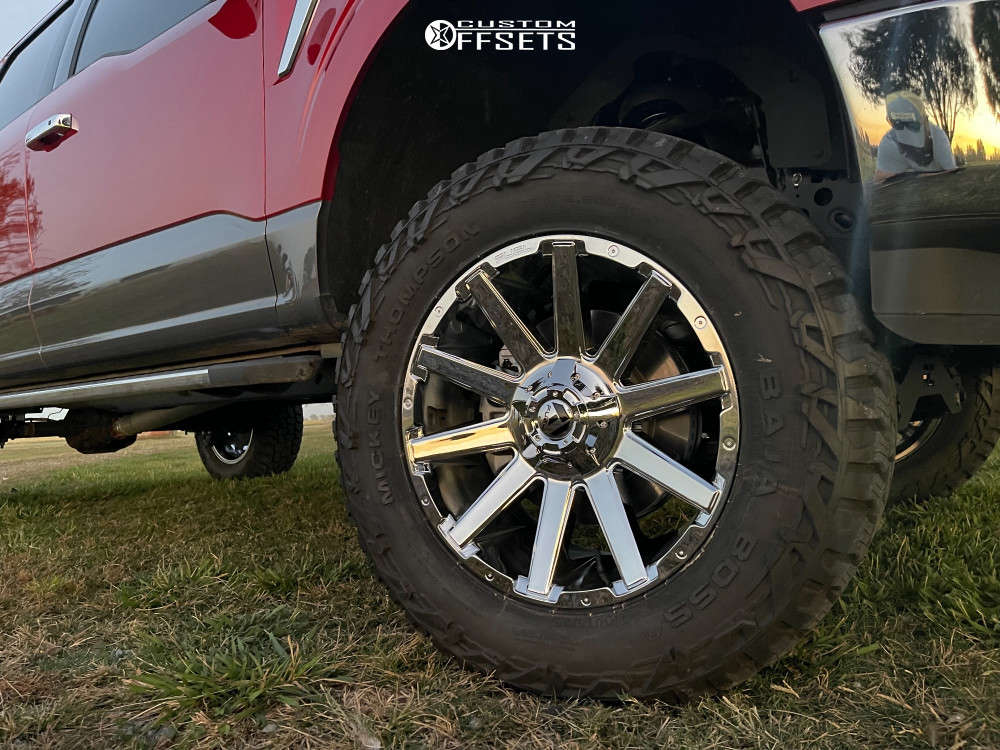 2021 Ford F-150 with 20x10 -24 Fuel Contra and 35/12.5R20 Mickey ...