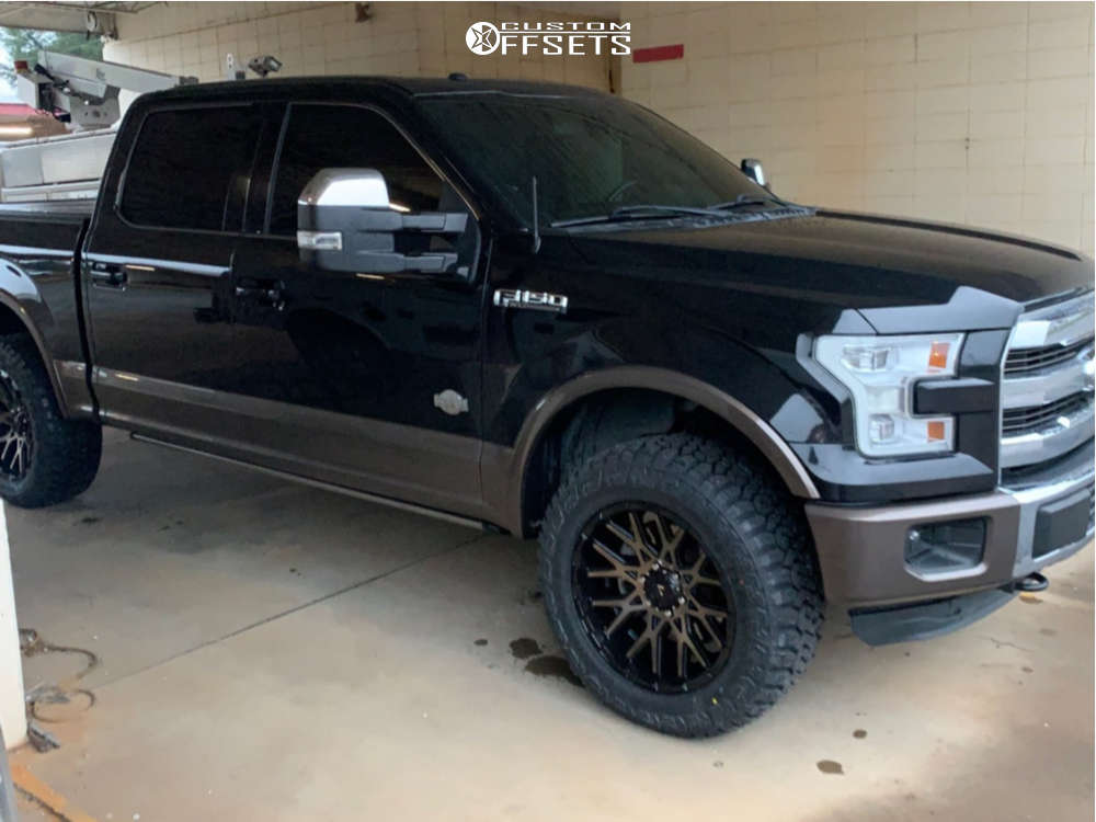 2015 Ford F-150 with 20x9.5 20 V-Rock Recoil and 305/55R20 Fury Offroad ...