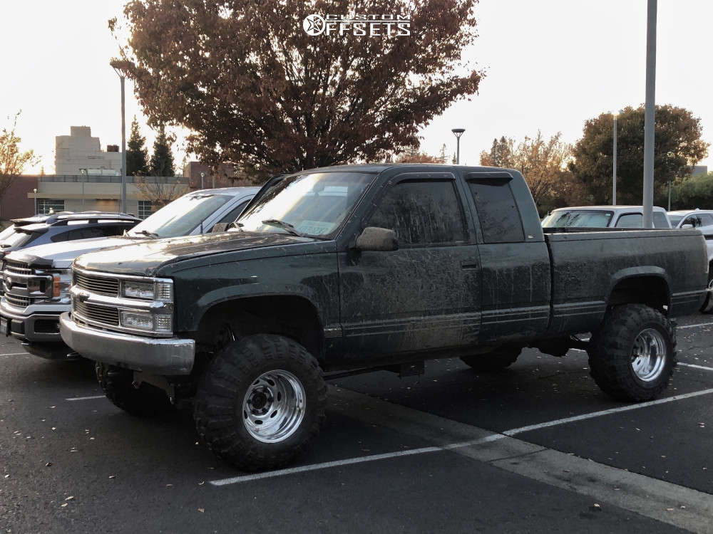 1997 Chevrolet K1500 with 16.5x12 -51 Weld Racing Typhoon and 33/15 ...