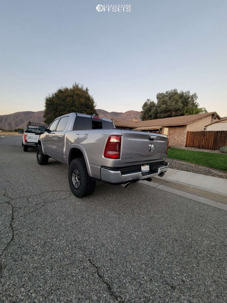 2021 Ram 1500 with 18x9 0 Icon Compression and 35/12.5R18 Toyo Tires ...