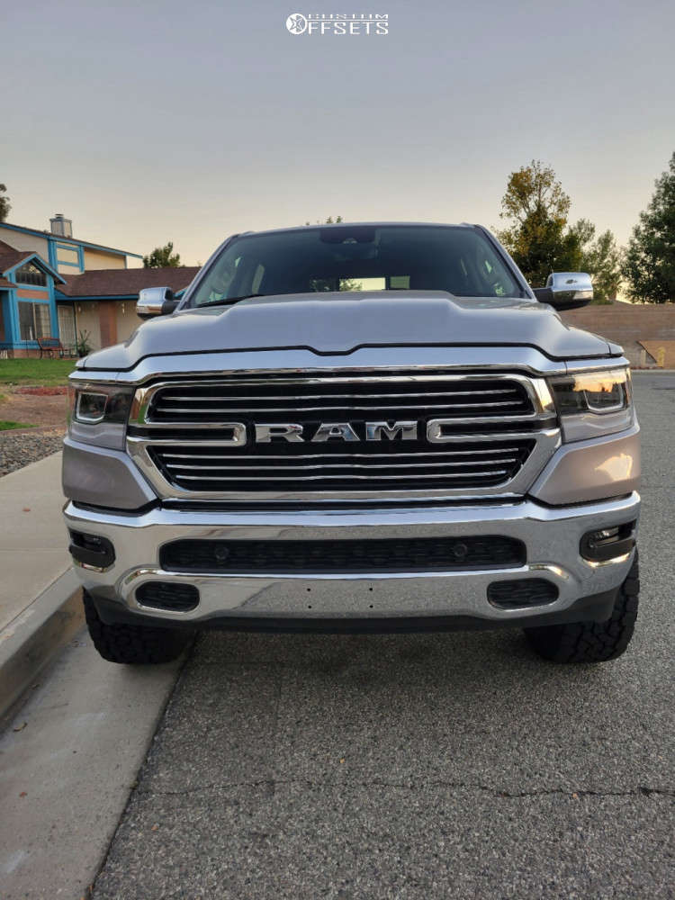 2021 Ram 1500 with 18x9 0 Icon Compression and 35/12.5R18 Toyo Tires ...