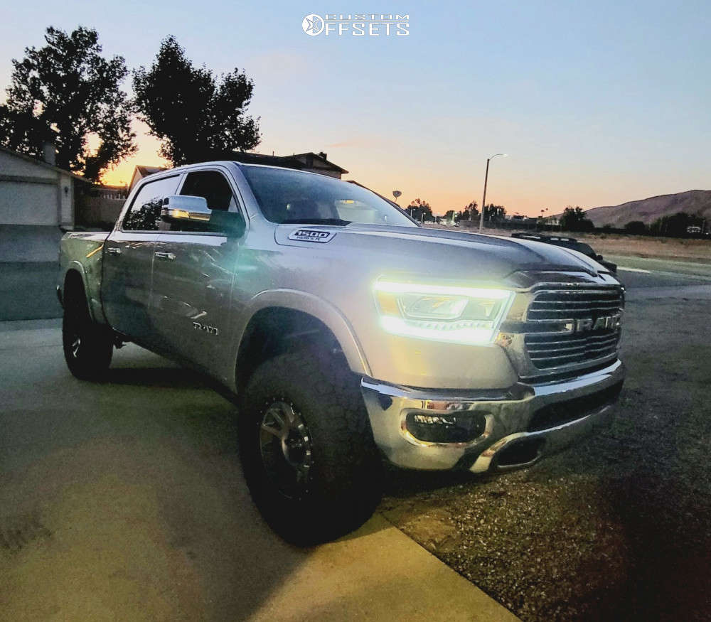 2021 Ram 1500 with 18x9 0 Icon Compression and 35/12.5R18 Toyo Tires ...