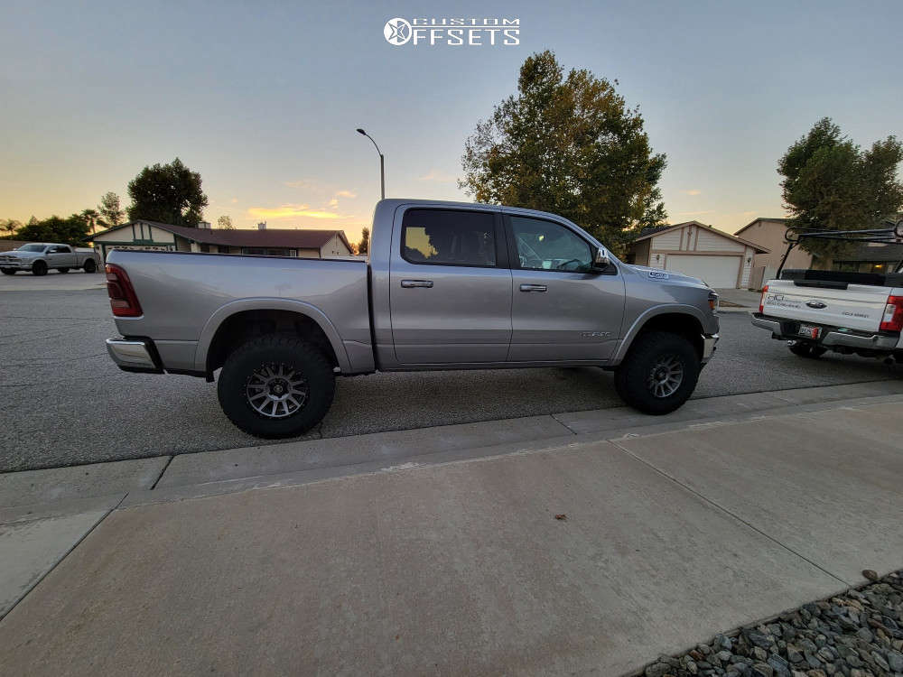 2021 Ram 1500 with 18x9 0 Icon Compression and 35/12.5R18 Toyo Tires ...