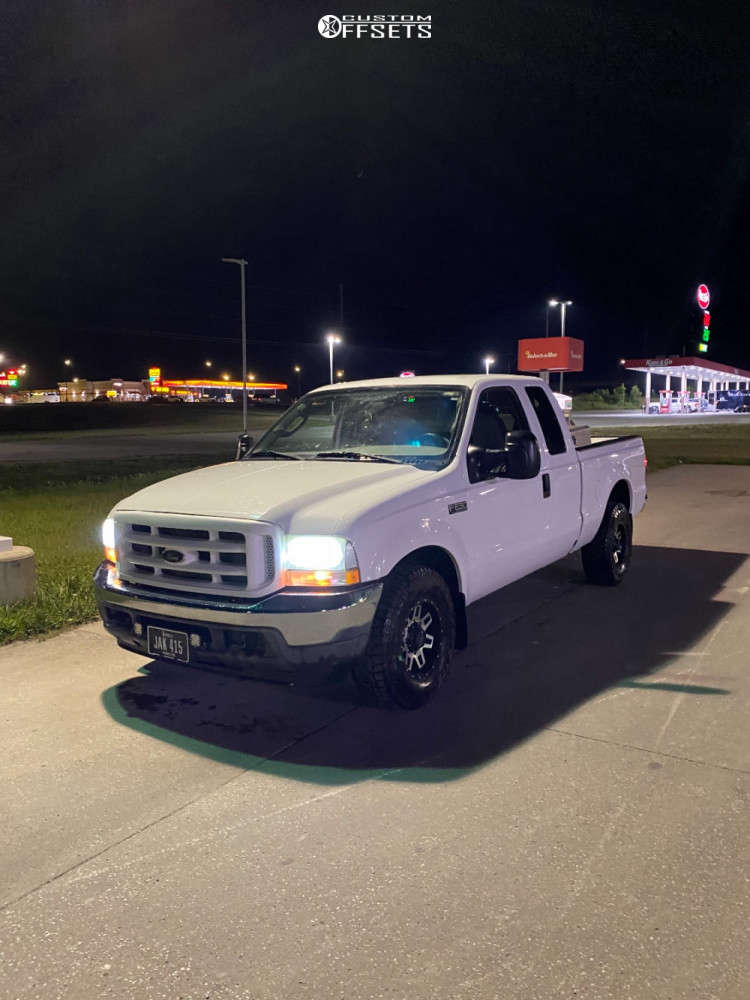 2003 Ford F-250 Super Duty with 17x10 -24 Raceline Injector and 33/10 ...