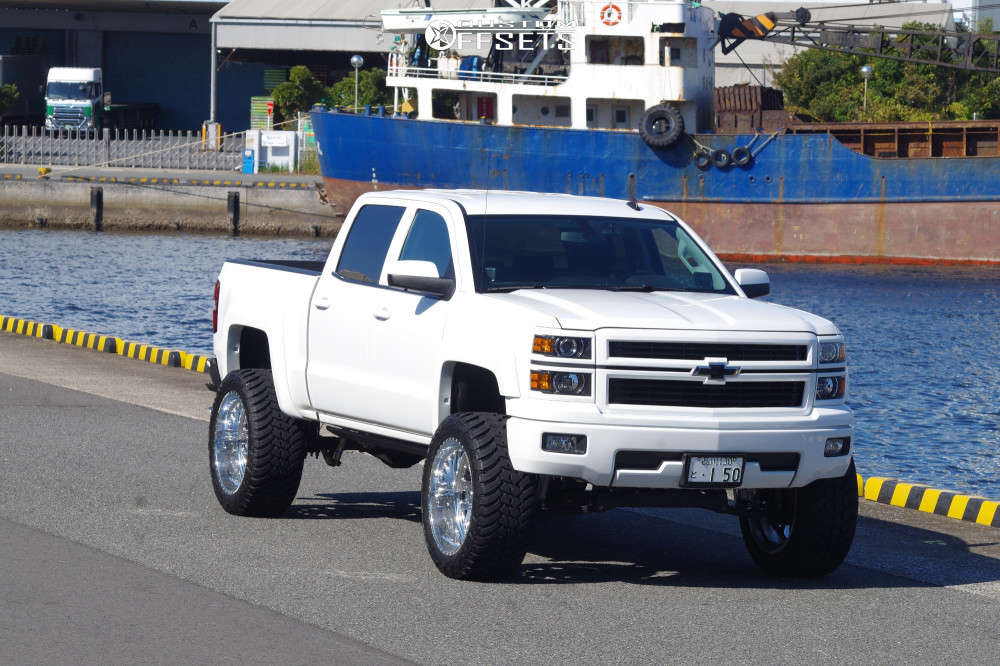 2014 Chevrolet Silverado 1500 with 24x12 -40 American Force Aka Ss and ...
