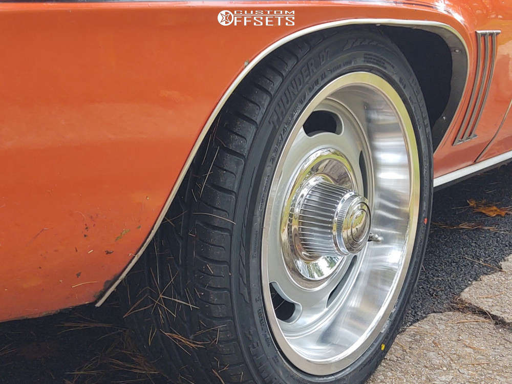 1969 Chevrolet Camaro with 17x8 0 BG Rod Works Rally and 235/45R17 ...