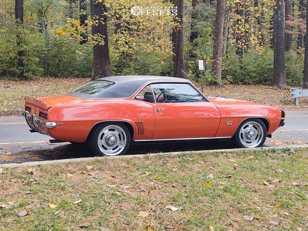 1969 Chevrolet Camaro with 17x8 0 BG Rod Works Rally and 235/45R17 ...