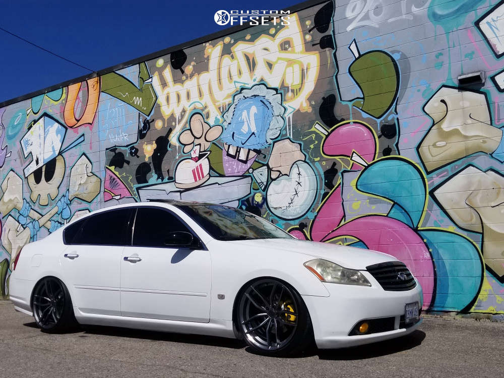 2007 INFINITI M35 Wheel Offset Flush Coilovers | 1941175 | Custom Offsets