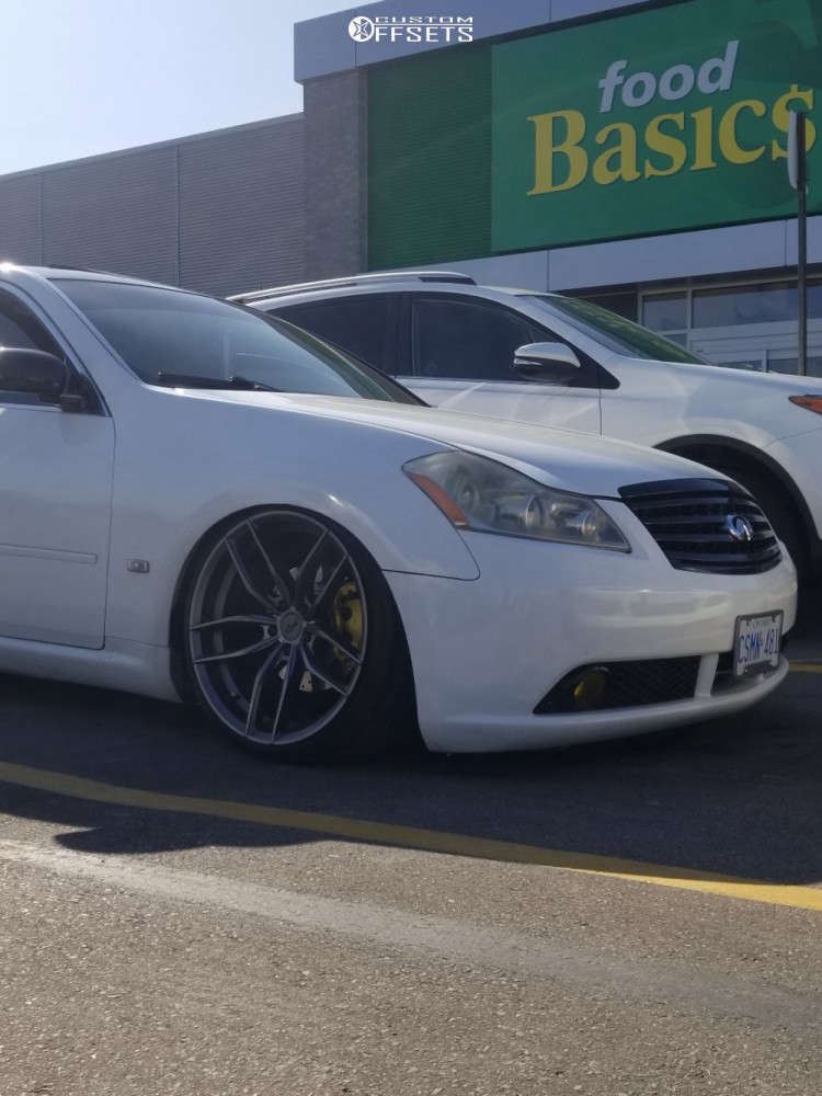 2007 INFINITI M35 Wheel Offset Flush Coilovers | 1941175 | Custom Offsets