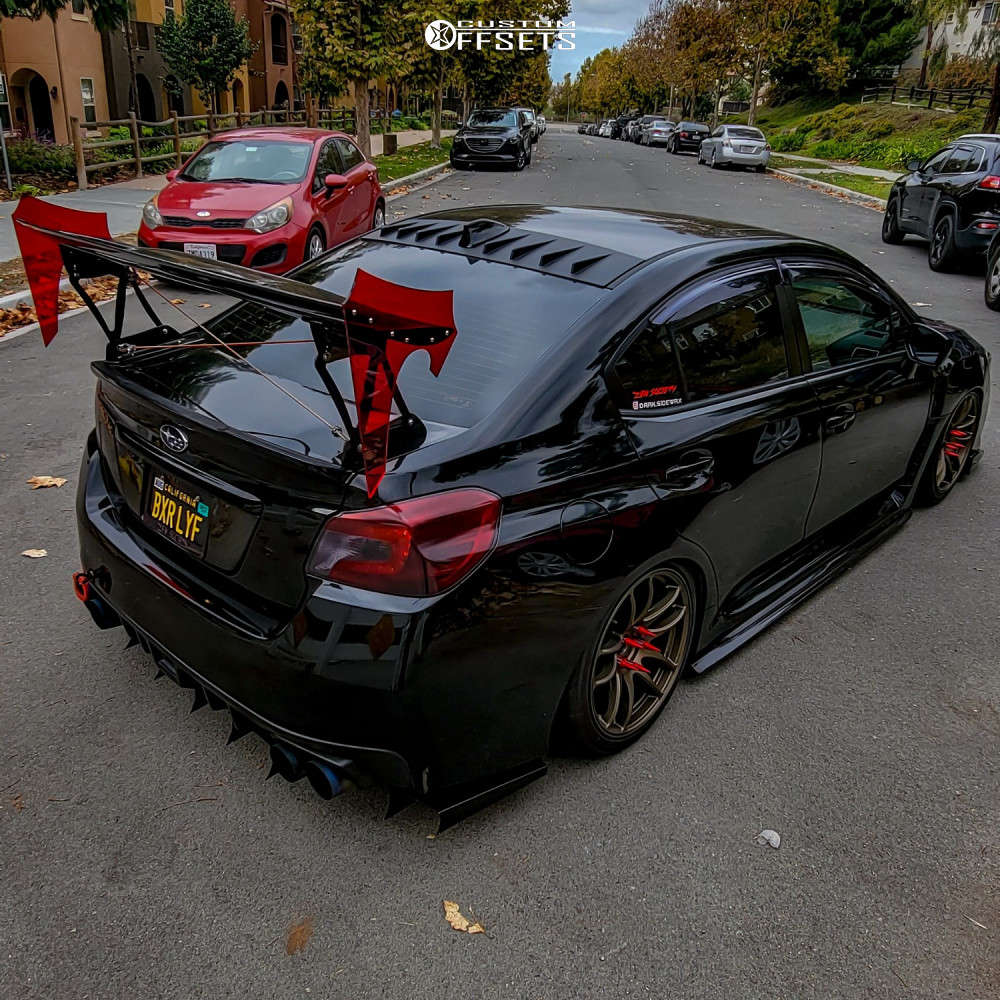 2015 Subaru WRX Wheel Offset Flush Air Suspension | 1941645 | Custom ...