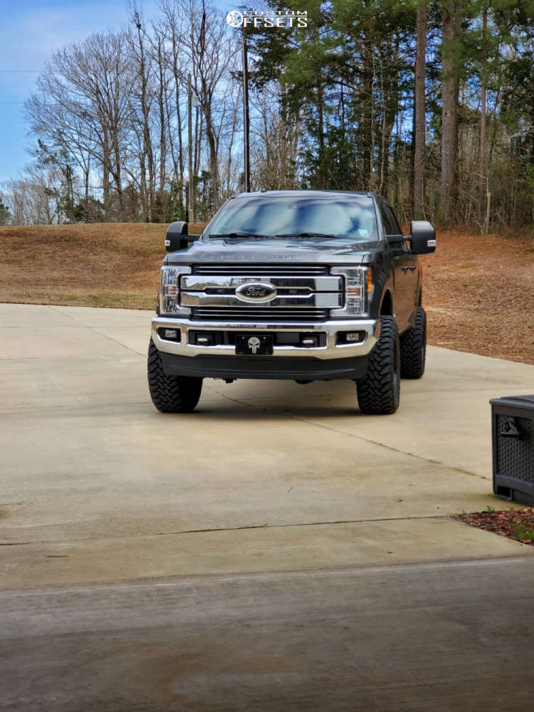 2017 Ford F-250 Super Duty with 20x10 -19 Dropstars 645mb and 35/12 ...