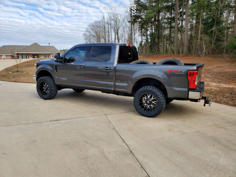 2017 Ford F-250 Super Duty with 20x10 -19 Dropstars 645mb and 35/12 ...