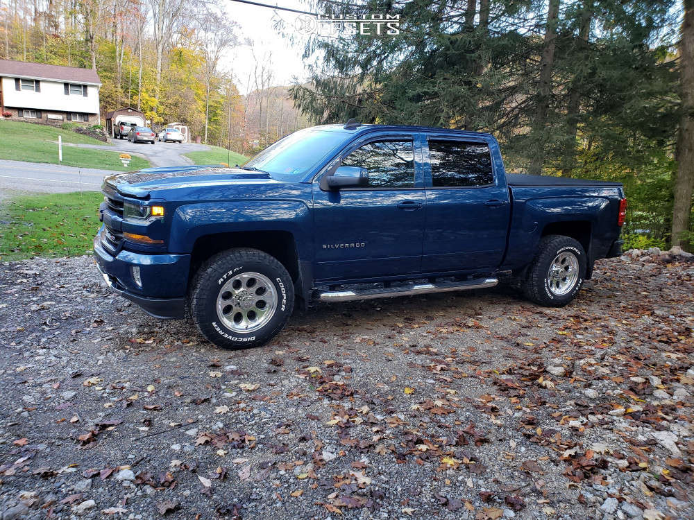 2017 Chevrolet Silverado 1500 with 18x9 0 Alloy Ion Style 171 and 265 ...