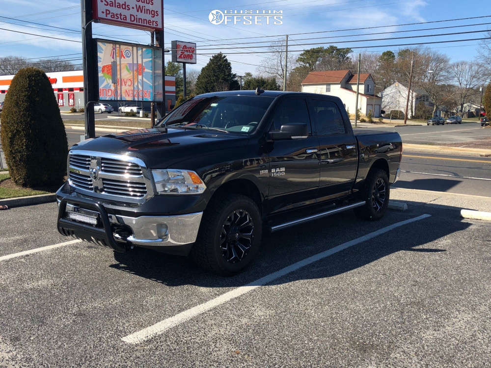 2016 Ram 1500 with 20x9 12 Fuel Assault and 33/12.5R20 Nitto Terra ...