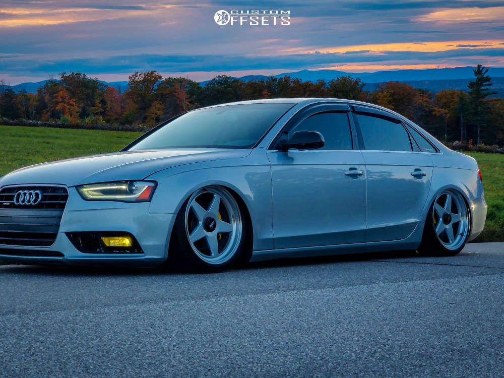 2013 Audi A4 Quattro with 19x9 32 ESR Cr5 and 235/35R19 Goodyear Eagle ...