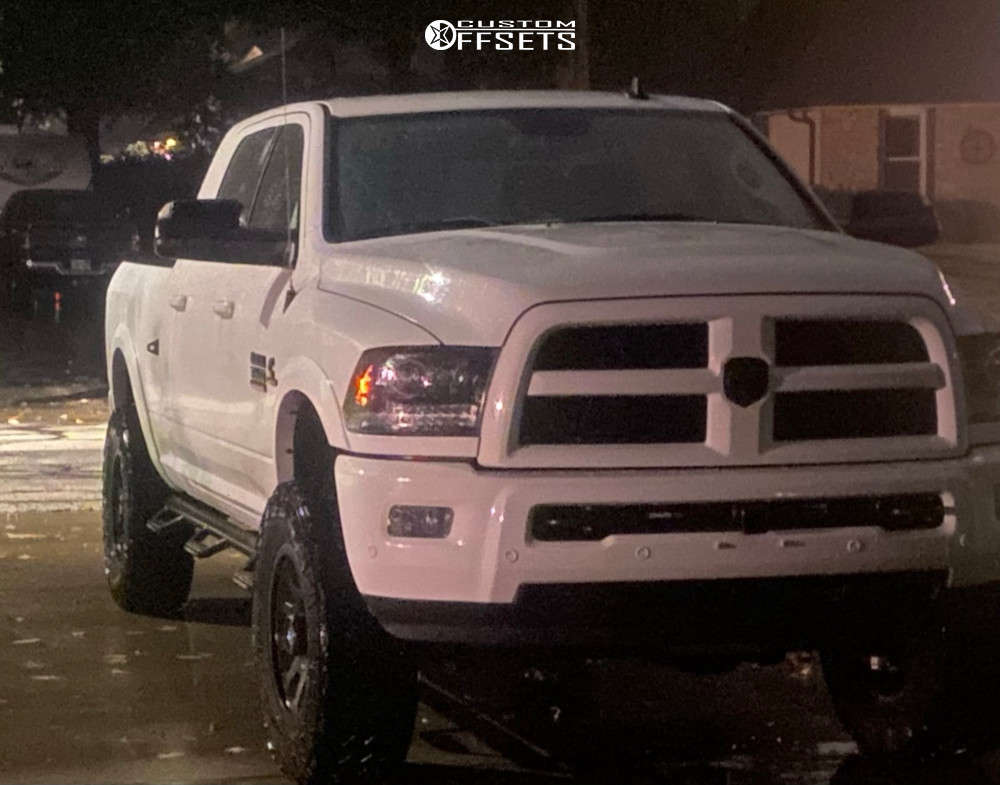 2016 Ram 3500 with 20x10 -18 Fuel 576 and 37/12.5R20 Nitto Trail ...