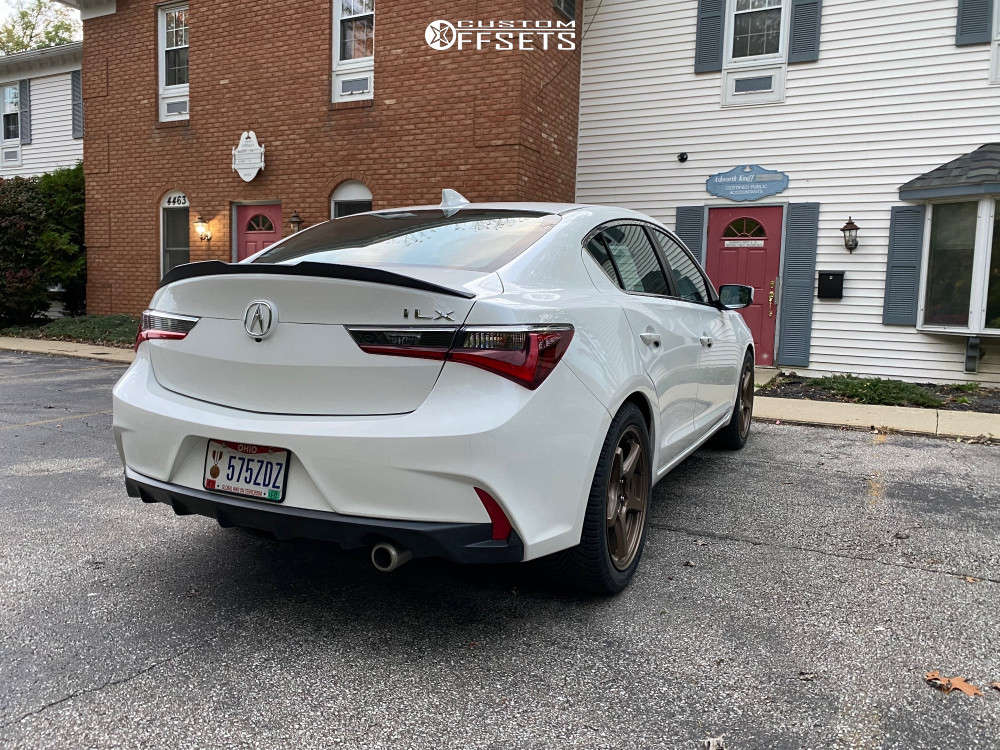 2021 Acura ILX with 18x8 40 Enkei Ts-5 and 235/45R18 Michelin Cross ...