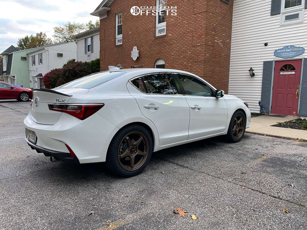 2021 Acura ILX with 18x8 40 Enkei Ts-5 and 235/45R18 Michelin Cross ...