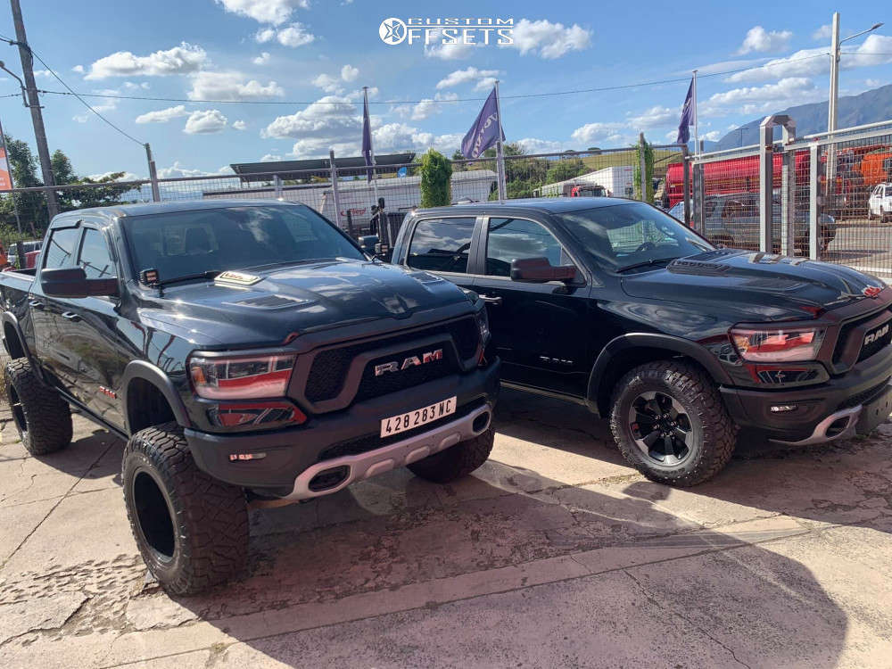 2019 Ram 1500 with 20x12 -44 Mayhem Cogent and 37/13.5R20 Nitto Ridge ...