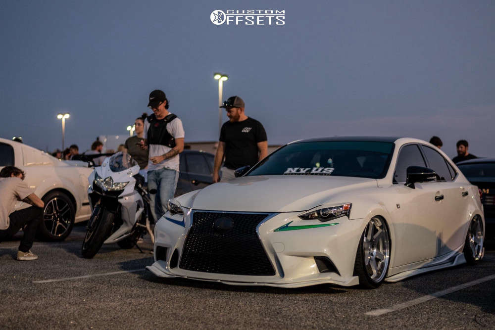 2015 Lexus IS250 with 19x8.5 30 ESR Sr07 and 225/35R19 Toyo Tires ...