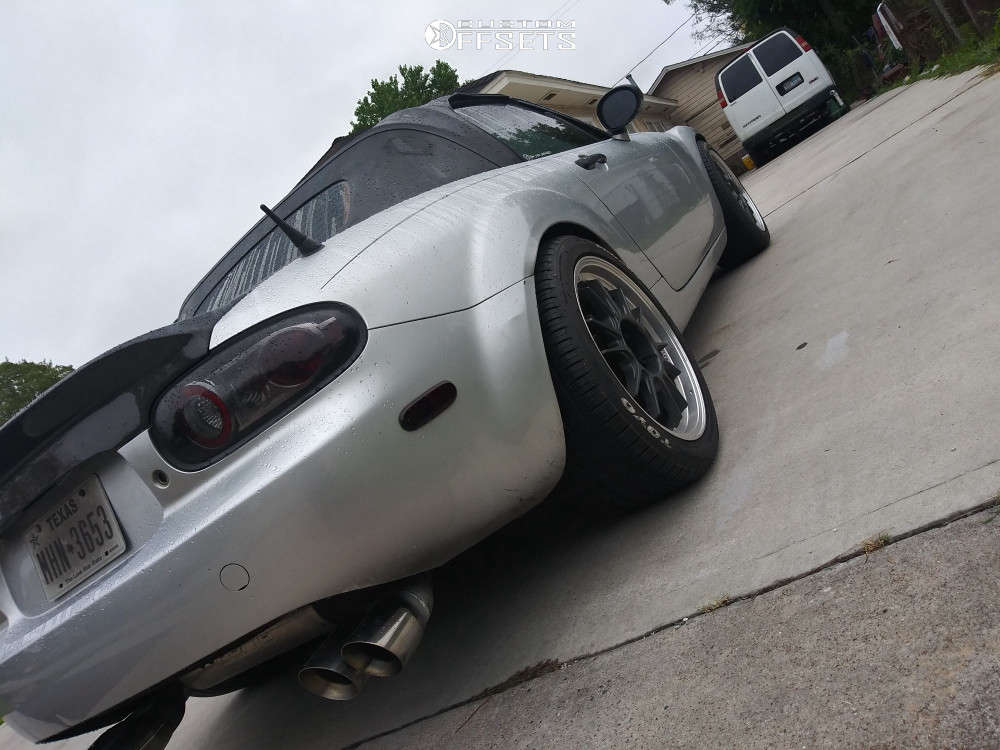 2006 Mazda MX-5 Miata with 17x9 40 Konig Hypergram and 245/40R17 Toyo ...