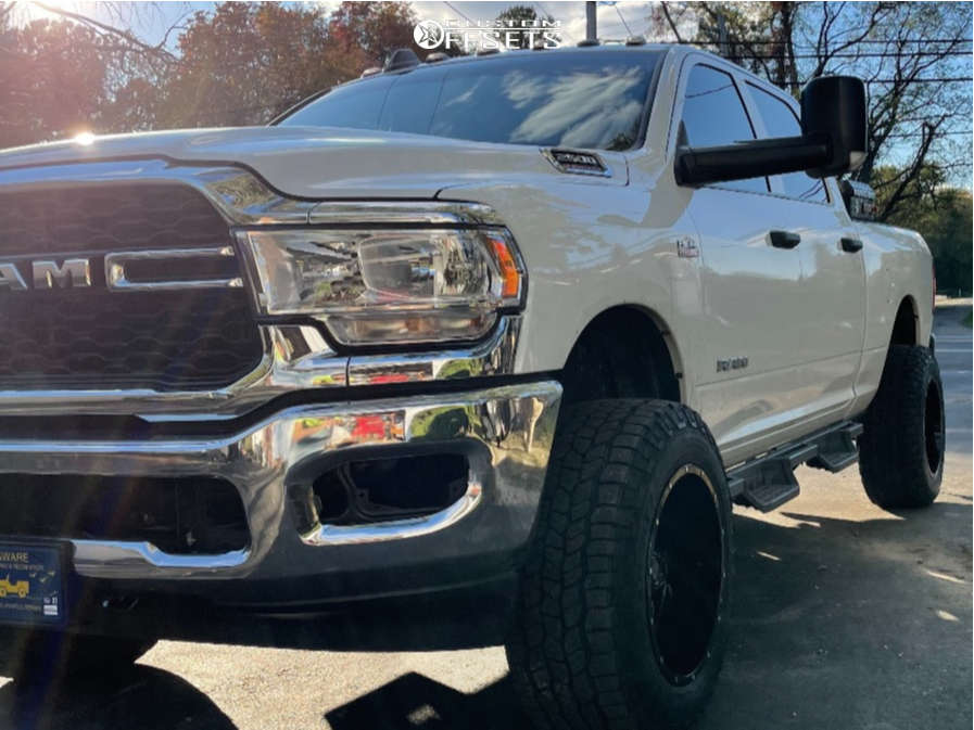 2020 Ram 2500 with 20x12 -44 Vision Vors V819 and 35/12.5R20 Cooper ...
