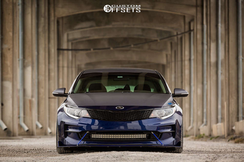 2016 Kia Optima with 20x8.5 38 Curva C7 and 225/35R20 Toyo Tires ...