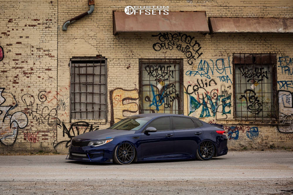 2016 Kia Optima with 20x8.5 38 Curva C7 and 225/35R20 Toyo Tires ...
