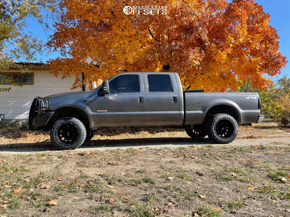 2003 Ford F-250 Super Duty with 20x12 -51 Vision Rocker and 33/12.5R20 ...