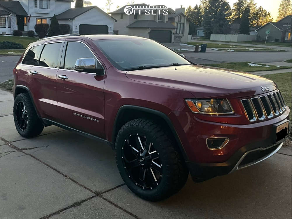 2014 Jeep Grand Cherokee with 20x9 0 Alloy Ion 141 and 275/55R20 Nitto ...