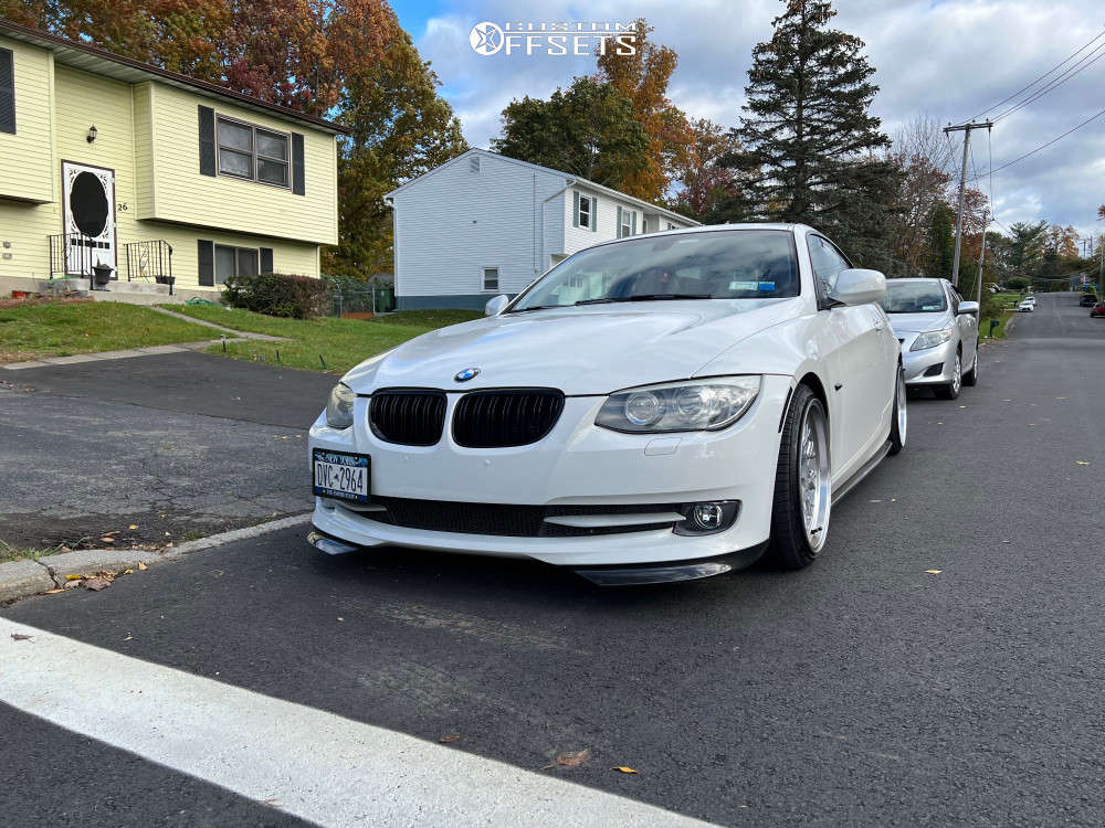 2013 BMW 328i XDrive with 18x9.5 22 ESR Cs3 and 225/35R18 Nankang Ns-25 ...