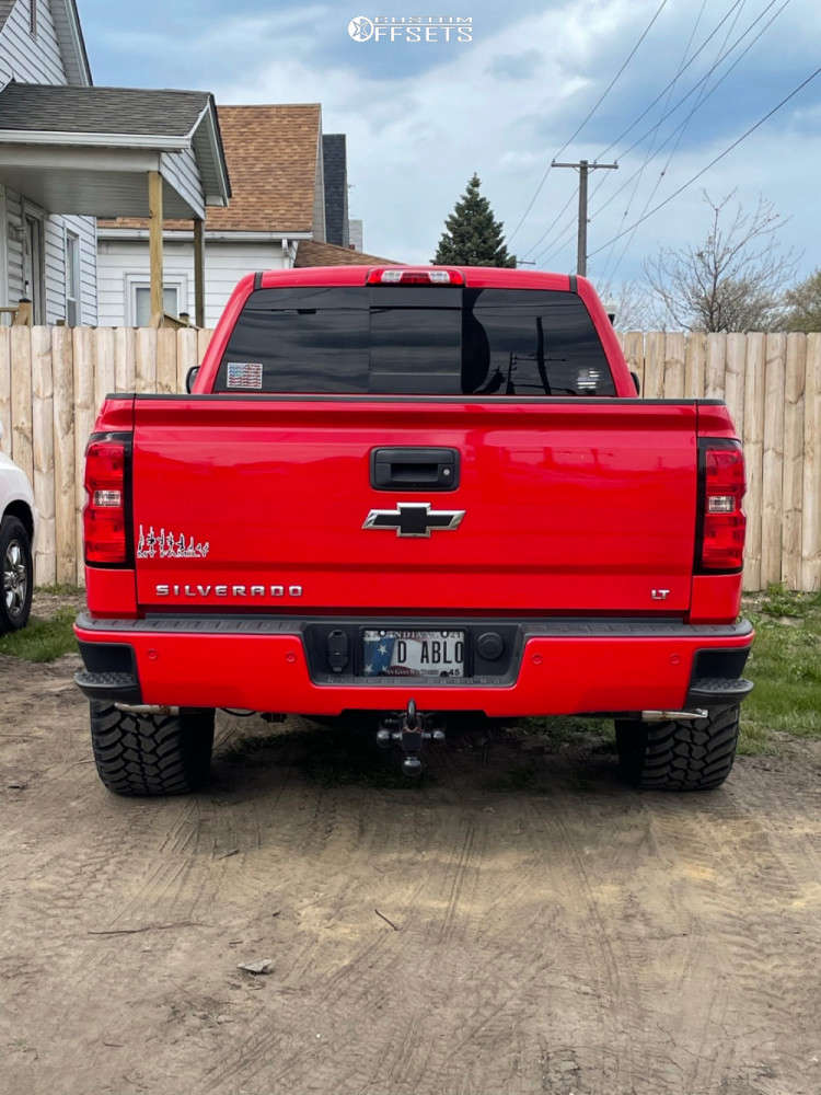 2016 Chevrolet Silverado 1500 with 22x10 -24 Ballistic Rage and 33/12 ...