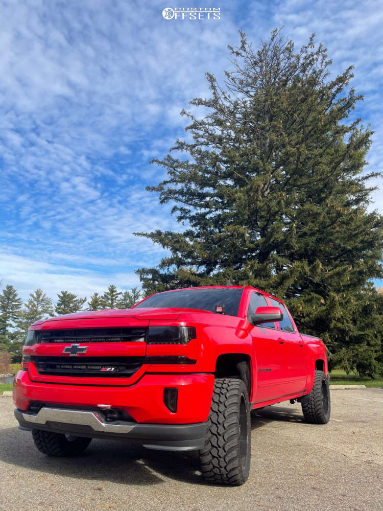 2016 Chevrolet Silverado 1500 with 22x10 -24 Ballistic Rage and 33/12 ...