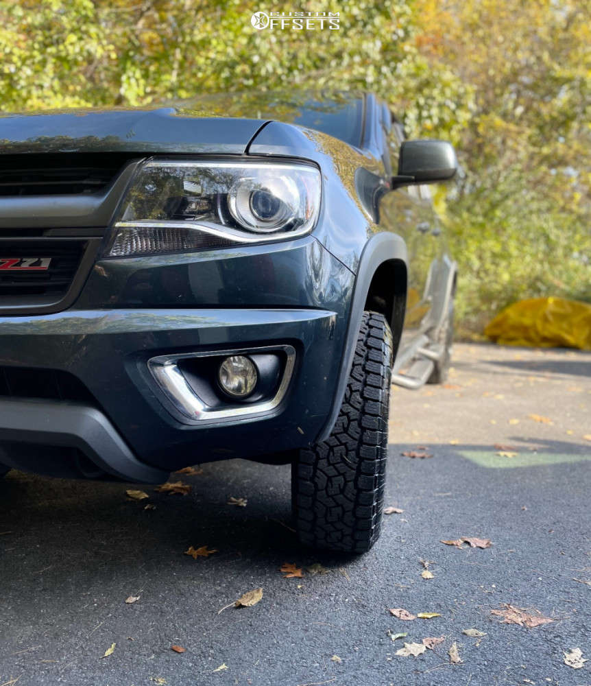 2018 Chevrolet Colorado with 17x8.5 0 Icon Alloys Thrust and 265/70R17 ...