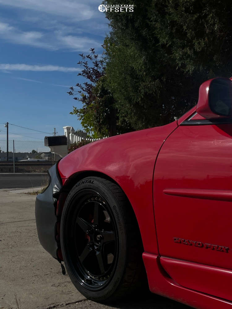 1997 Pontiac Grand Prix with 18x8.5 35 Aodhan Ds05 and 235/40R18 ...