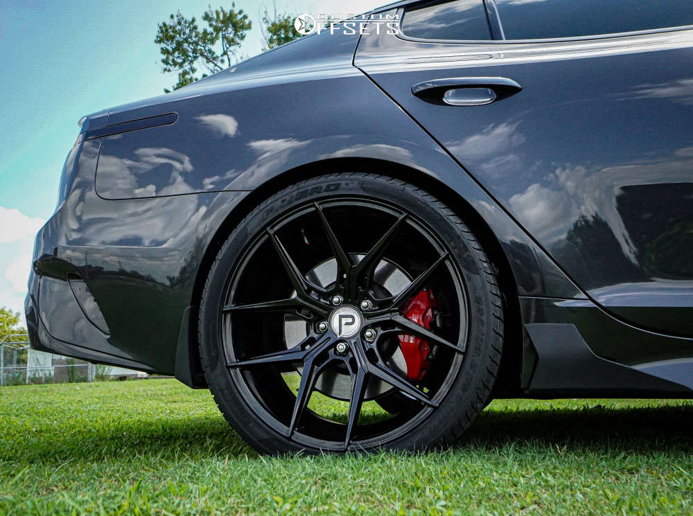 2019 Kia Stinger with 20x8.5 35 Pinnacle Splendent and 255/35R20 Nitto ...